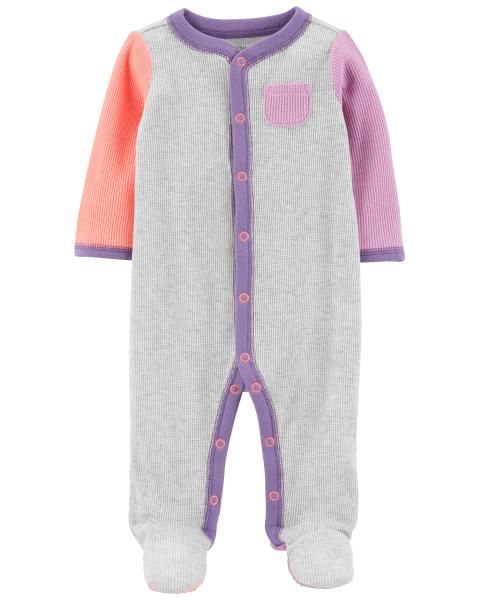 Colorblock Snap-Up Cotton Sleep & Play - Carter's
