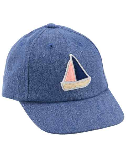 Sailboat Chambray Baseball Cap - Carter's