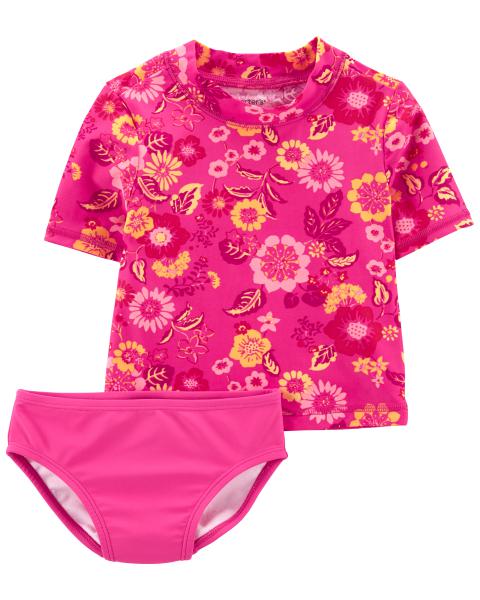 Floral 2-Piece Rashguard Set - Carter's